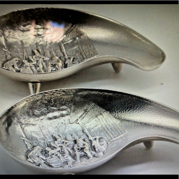 Hejl & Company | Dining | Henley Co Pair Danish Silver Comotes Jensen ...